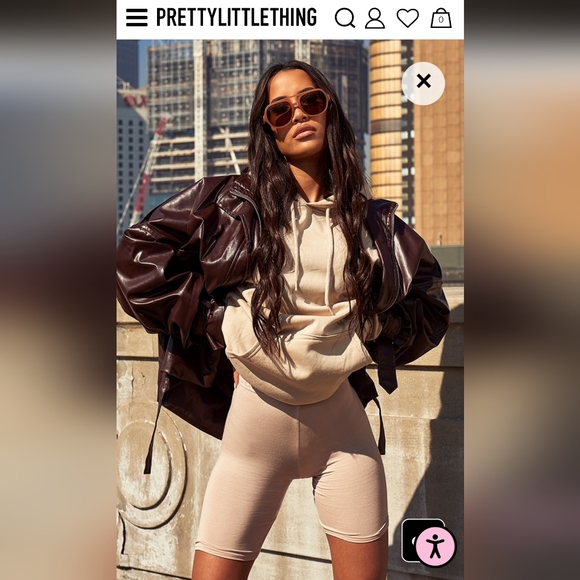 PrettyLittleThing | Shorts | Pretty Little Things Basic Cycle Biker Shorts 2 High Waist Tan ...